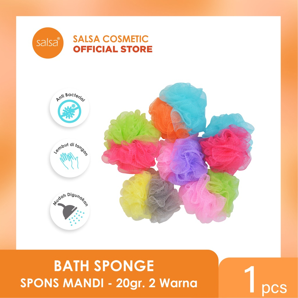Jual AS SALSA Spon Mandi 30gr Salsa Sponge / Spons Mandi | Shopee Indonesia