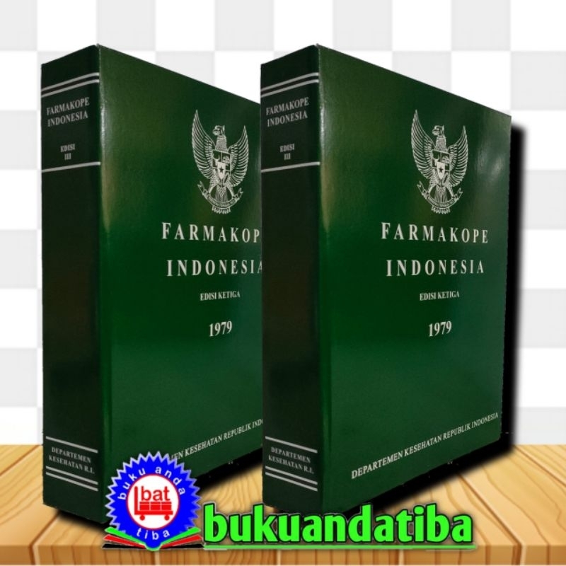 Jual BUKU FARMAKOPE INDONESIA EDISI 3 - DEPKES | Shopee Indonesia
