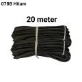 Jual Karet Lis Kaca 078B Hitam 20 Meter Model C Besar | Shopee Indonesia