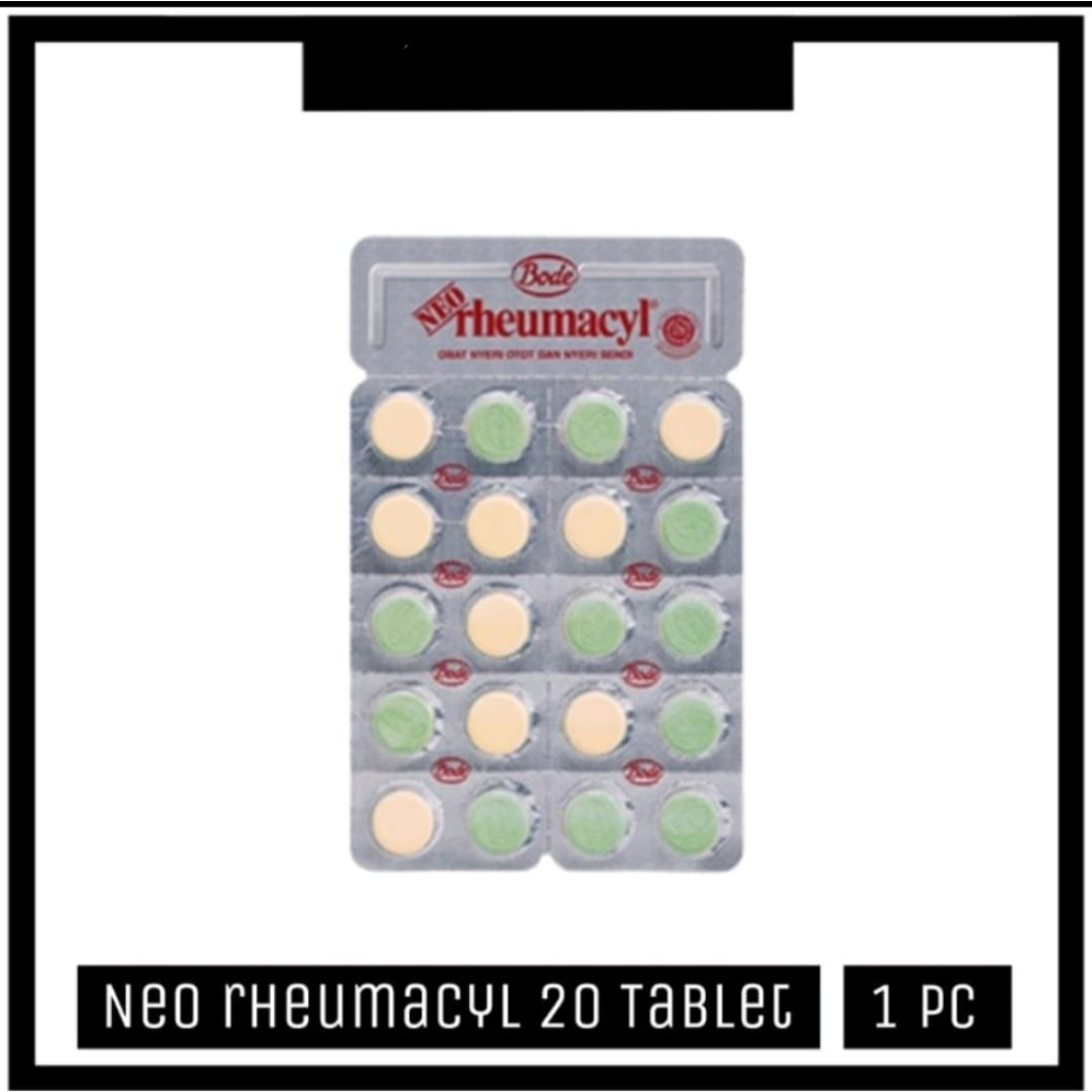 Jual NEO rheumacyl 1 BLISTER @ 20 Tablet | Shopee Indonesia