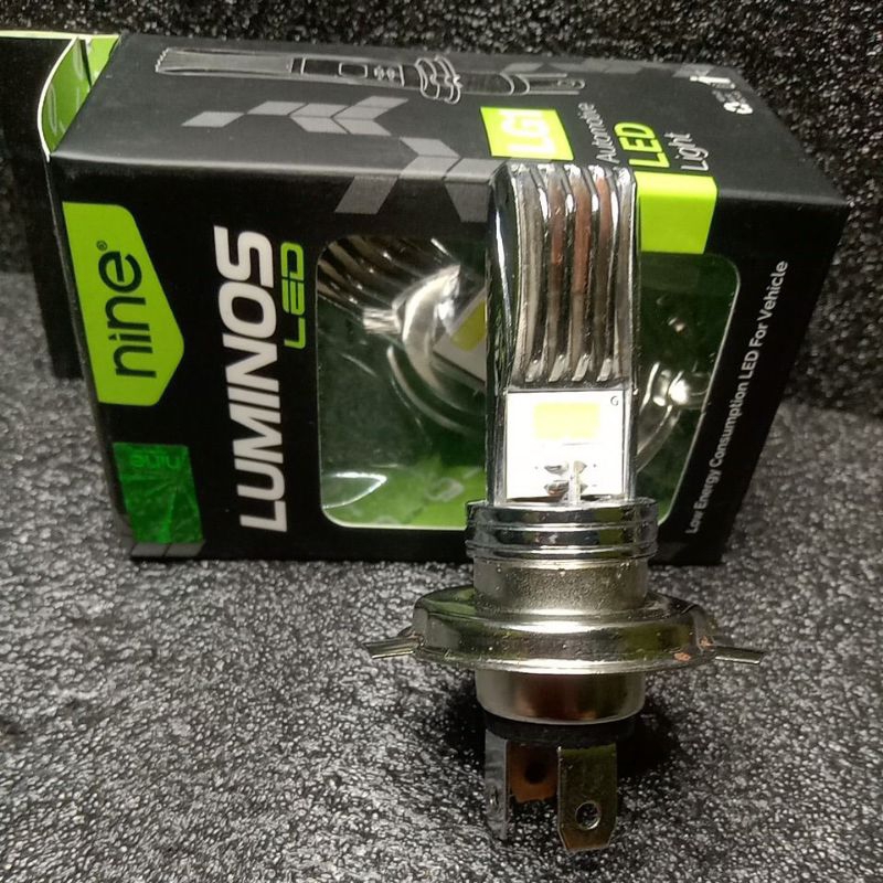 Jual LAMPU MOTOR LED PNP h4 cob AC DC original LUMINOSLED BY NINE | Shopee Indonesia