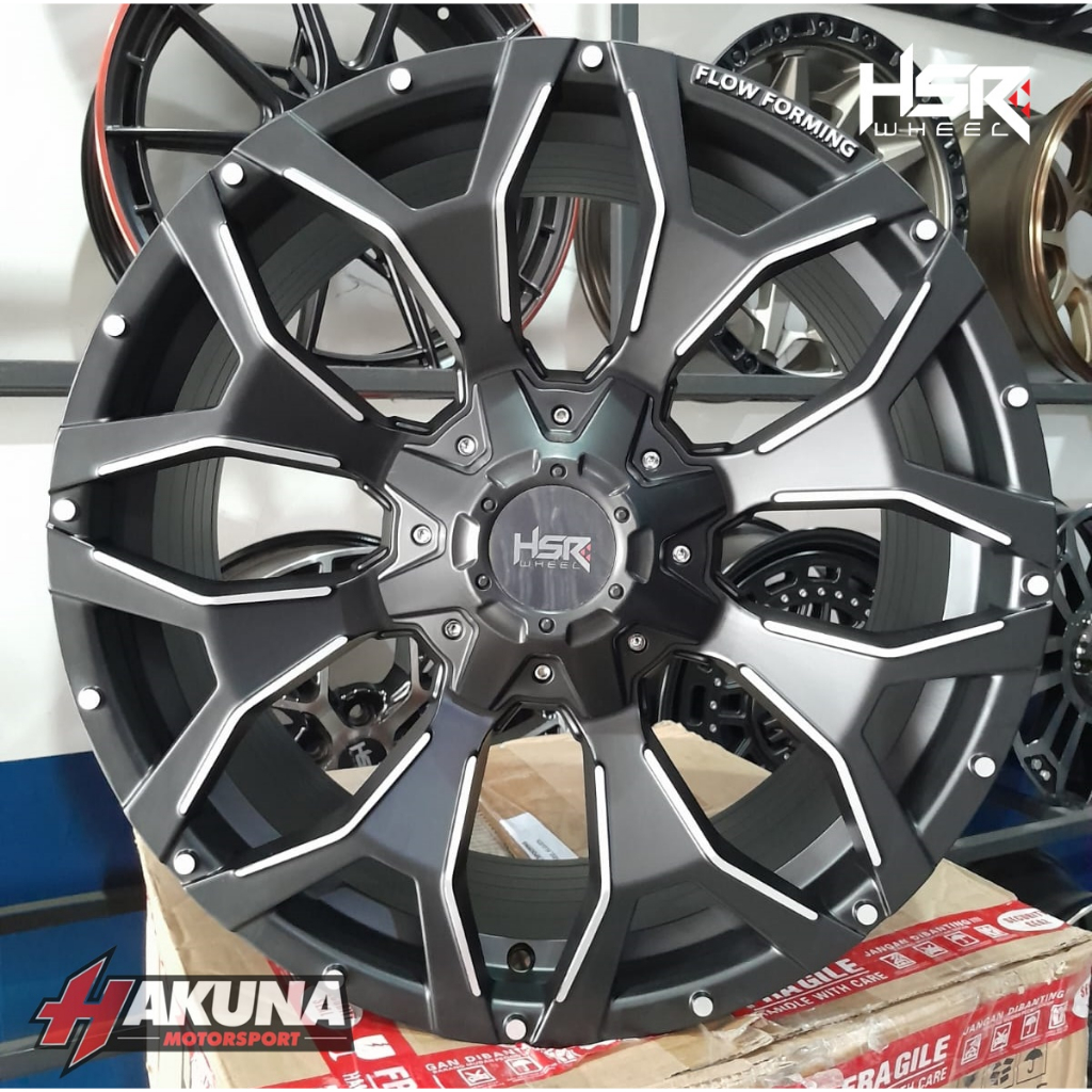 Jual Velg Mobil HSR GOKU R18 Lebar 9 Pcd 6X139,7 Buat Everest,Dmax,Ranger,Pajero Promo Murah ...