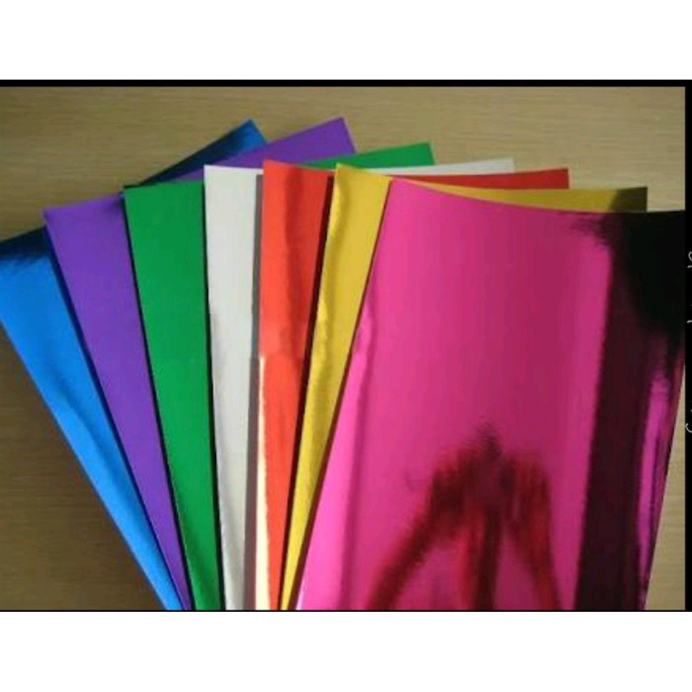Jual Kertas Kado Hermas Metalik Emas Kilap Per Lembar | Shopee Indonesia