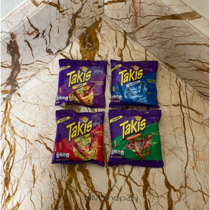 Jual Mini Takis 28g Fuego Nitro Blue Heat Crunchy Fajitas Import USA ...