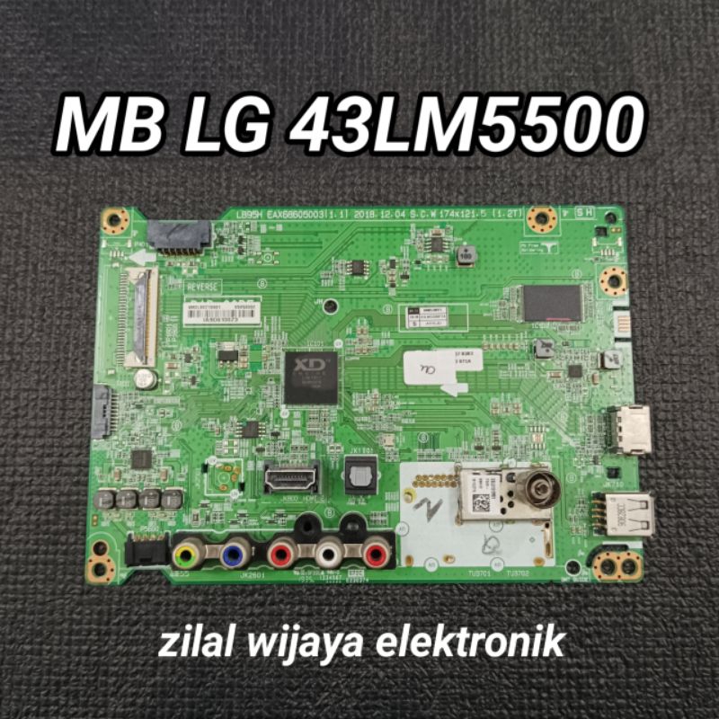 Jual LG 43LM5500 - MB - MAINBOARD - MOTHERBOARD - BOARD - MOBO - DIGITAL TV - MESIN TV | Shopee ...