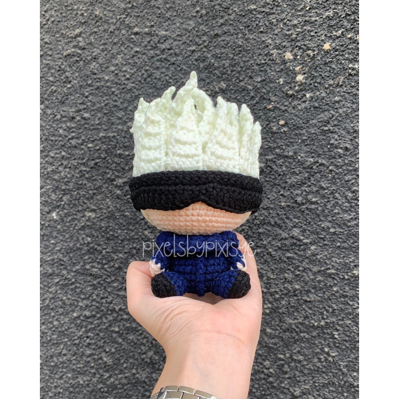 Jual gojo satoru amigurumi - boneka anime - crochet | Shopee Indonesia