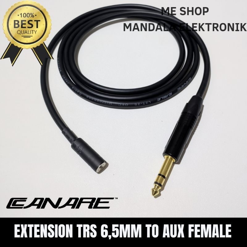 Jual kabel extension jack akai 6,5mm stereo to aux 3,5mm female kualitas terbaik | Shopee Indonesia