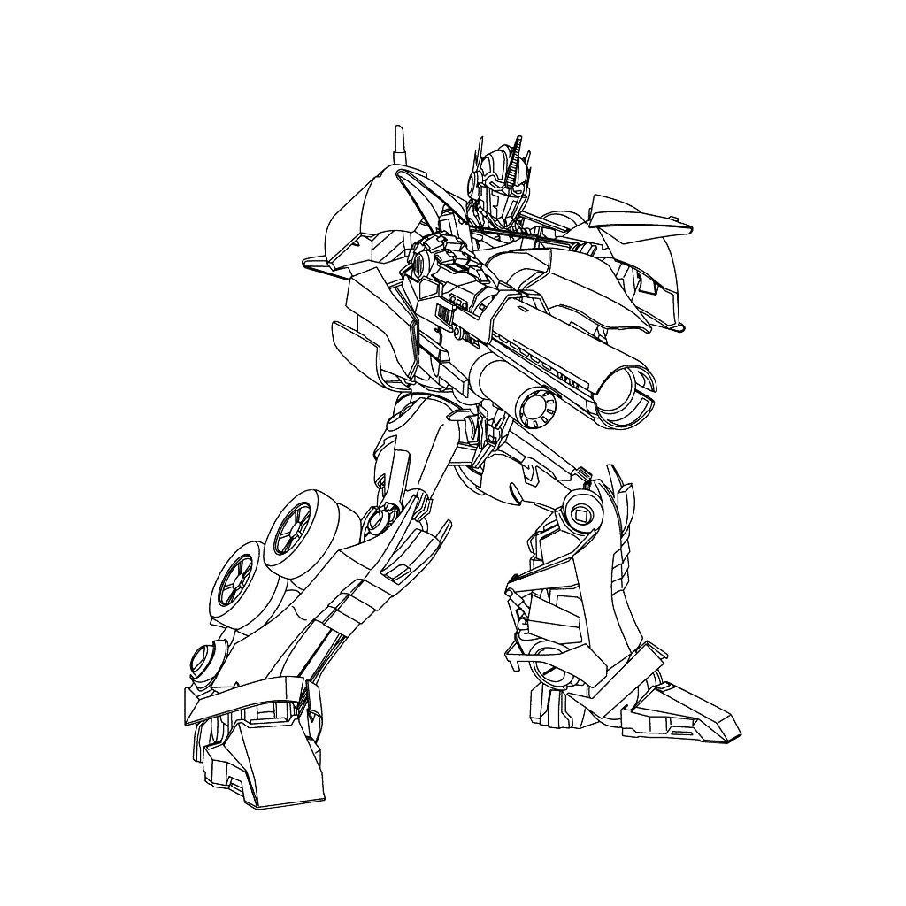 Jual Gambar Sketsa Mewarnai / Transformers / Part 2 / Gambar Sketsa ...