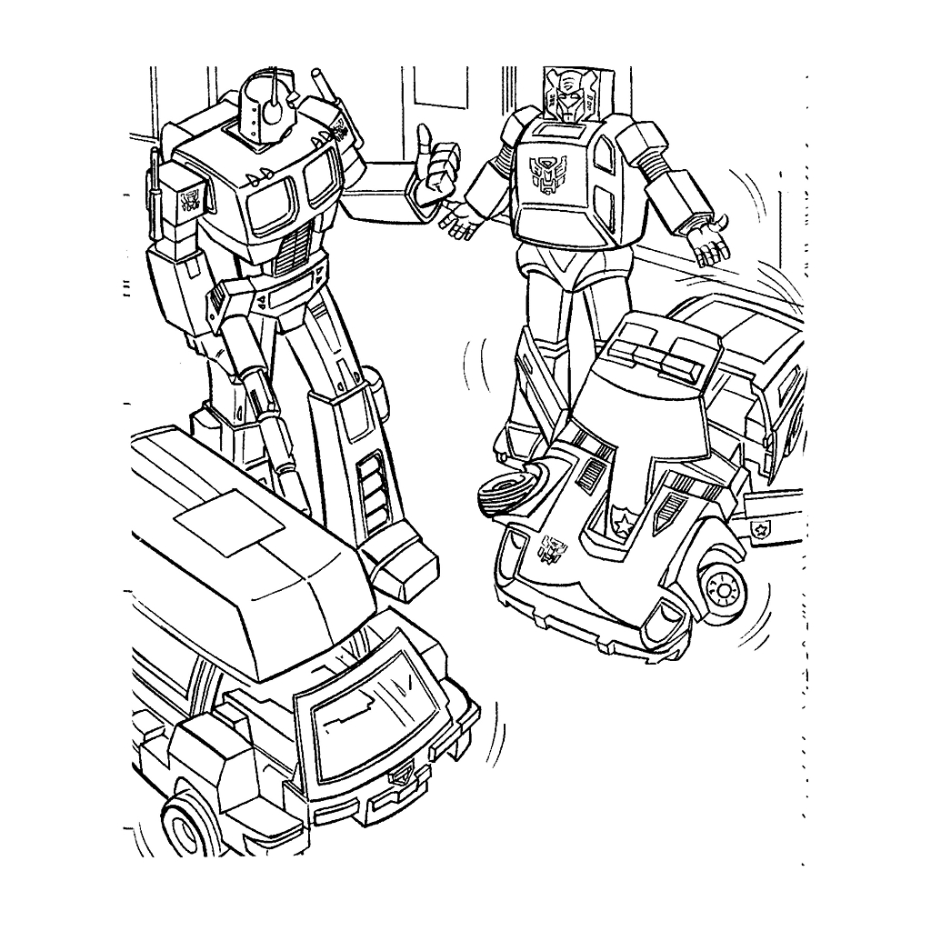 Jual Gambar Sketsa Mewarnai / Transformers / Part 2 / Gambar Sketsa ...