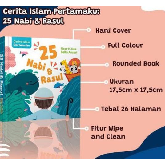 Jual BUKU DONGENG CERITA ANAK KISAH 25 NABI DAN RASUL PERTAMAKU ANAK TK PAUD | Shopee Indonesia
