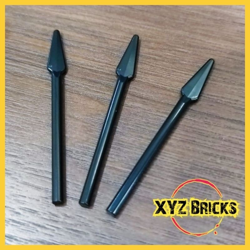 Jual LEGO PARTS 449726 Weapon - Spear / Pike Black | Shopee Indonesia