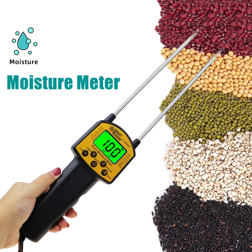 Jual Grain Moisture Meter Smart Sensor AR991 Digital Moisture Meter ...