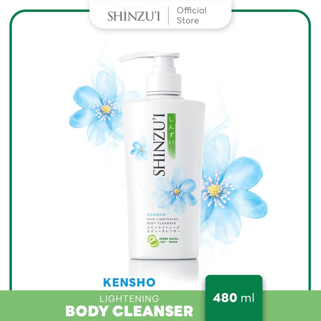 Jual SHINZUI Skin Lightening Body Cleanser Pump 480ml / 225ml | Sabun ...