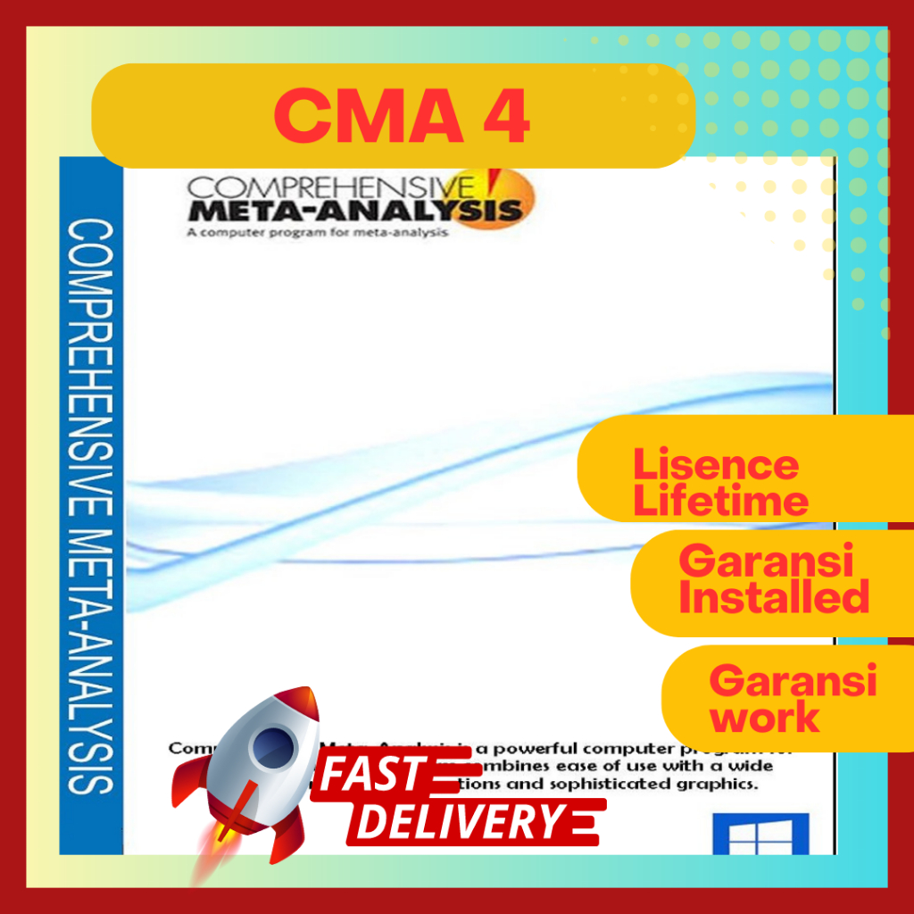 Jual COMPREHENSIVE META-ANALYSIS CMA Lengkap Tutorial Install Di jamin work Melakukan Operasi ...