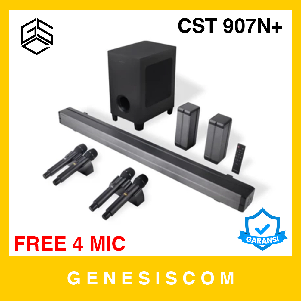 Jual Speaker Soundbar SIMBADDA CST 907N+ Wireless Bluetooth Karaoke ...