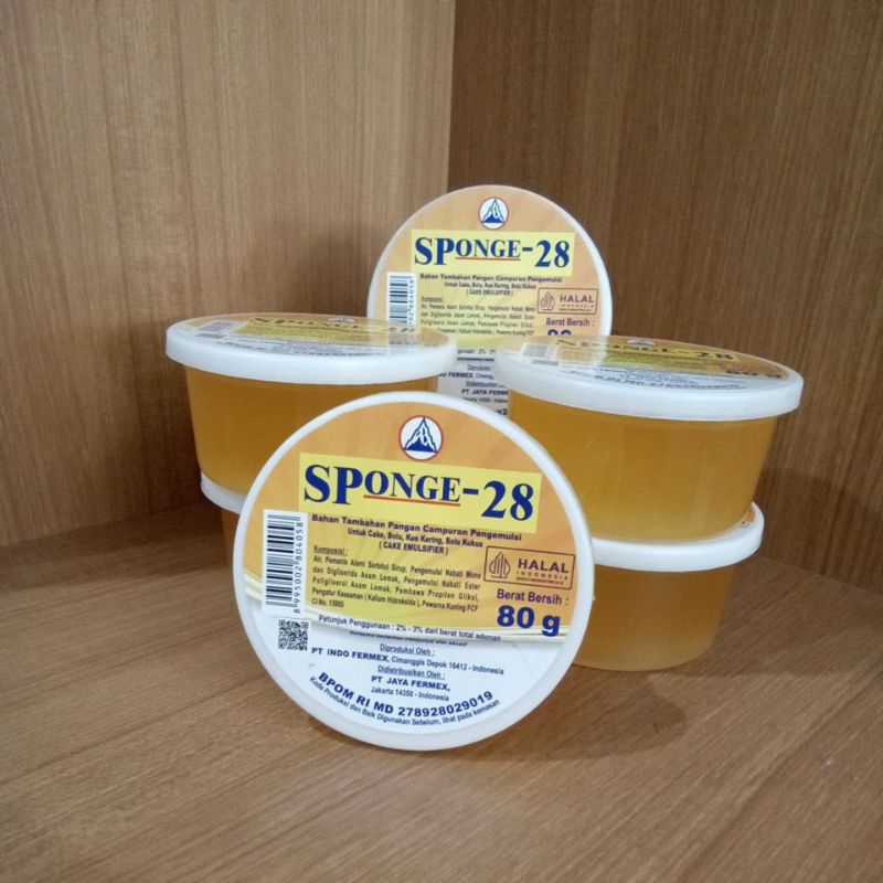 Jual SPONGE 28 80 GRAM ( EMULSIFIER CAKE ) | Shopee Indonesia
