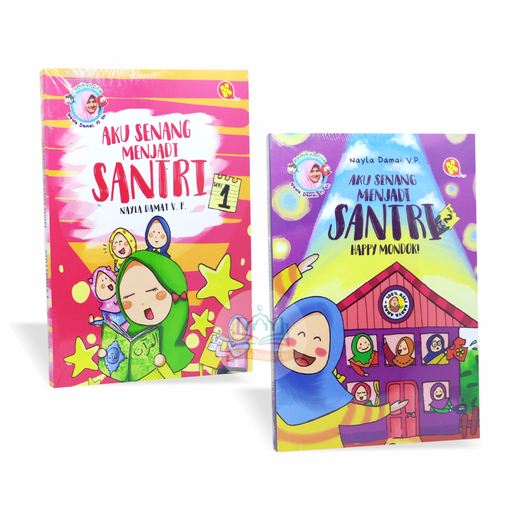 Jual Paket 2 Buku Komik Aku Senang Menjadi Santri Seri 1 dan 2 ...