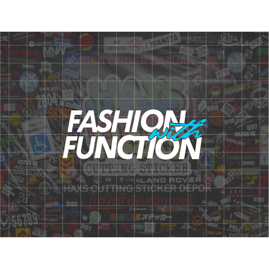 Jual Cutting Sticker Fashion With Function Ukuran 8 Cm Untuk Motor ...