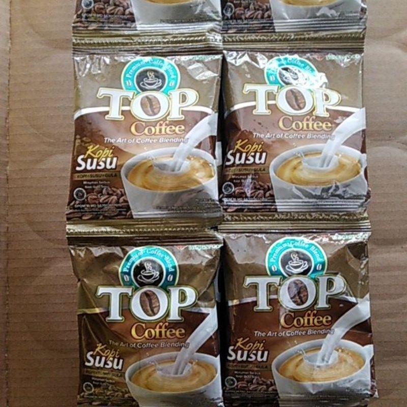 Jual Top Coffee kopi susu 31g × 12 sachet top susu kopi top susu | Shopee Indonesia