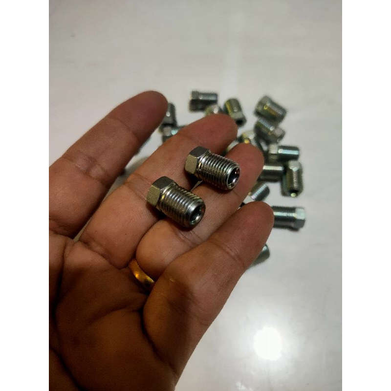 Jual NEPEL PIPA REM / NIPPLE PIPA REM NEPEL 10 UKURAN KUNCI 10 MM ...