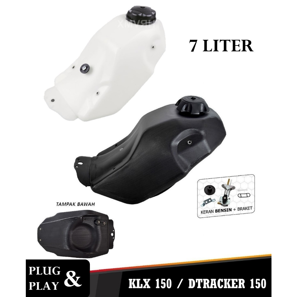 Jual TANGKI Plastik KLX 150 BF L G S DTRACKER 150 NEW OLD PNP Deltabox ...