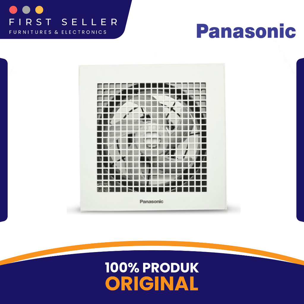Jual EXHAUST FAN / HEXOS PLAFON PANASONIC FV-25 TGU / FV 25TGU5 (10 ...