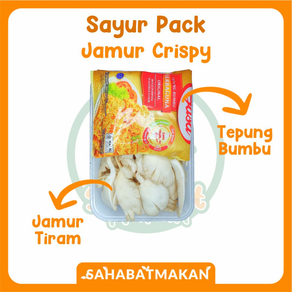 Jual Jamur Crispy - Sayur Pack / Sayur Prep / Sayur Instant — Sahabat ...