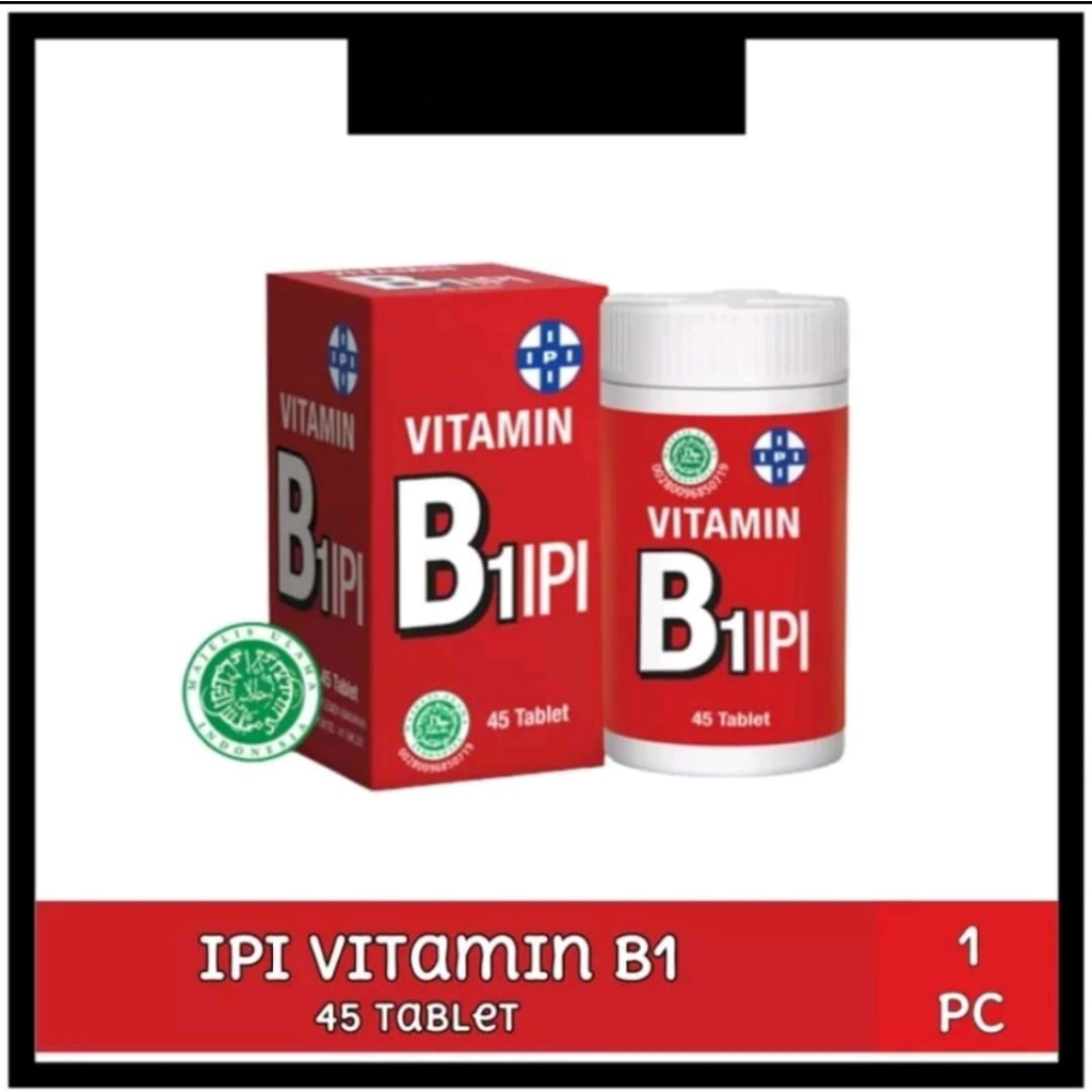 Jual IPI Vitamin B1 Botol 45 Tablet | Shopee Indonesia