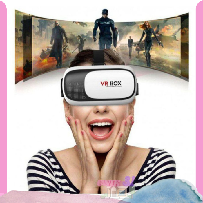 Jual VRBOX Virtual Reality Glasses Kacamata Pembesar Layar HP 3D Generasi 2 VR BOX | Shopee ...