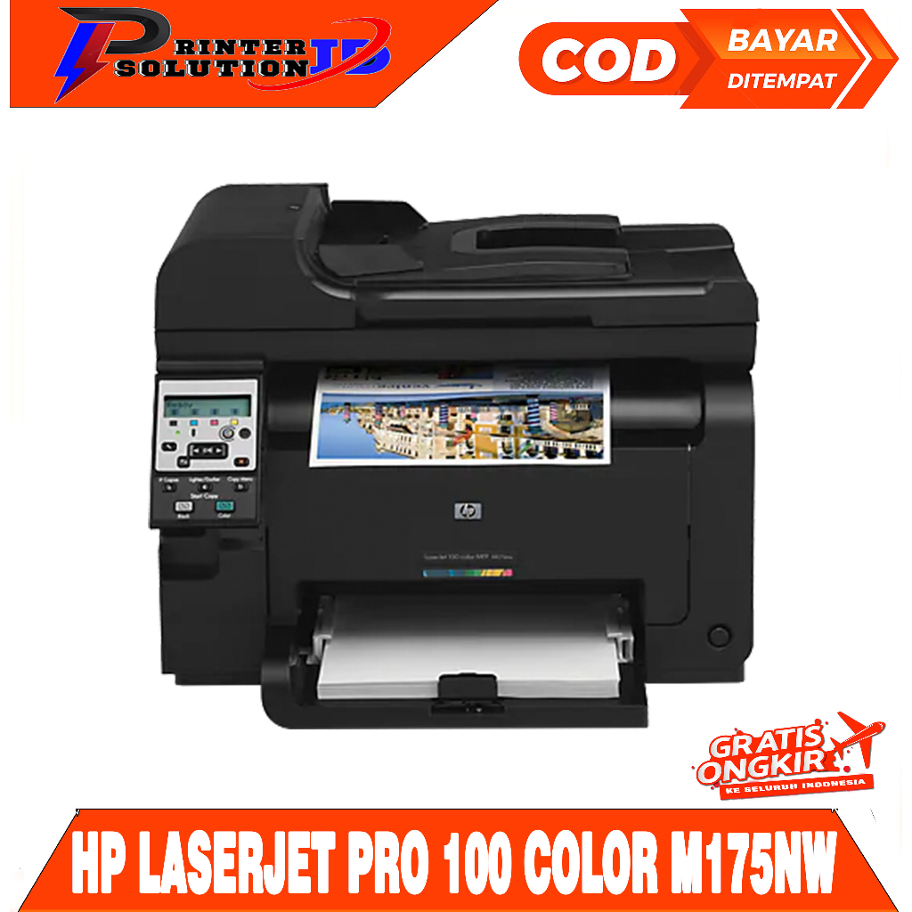 Jual Printer Hp Laserjet Pro 100 mfp m175nw | Shopee Indonesia