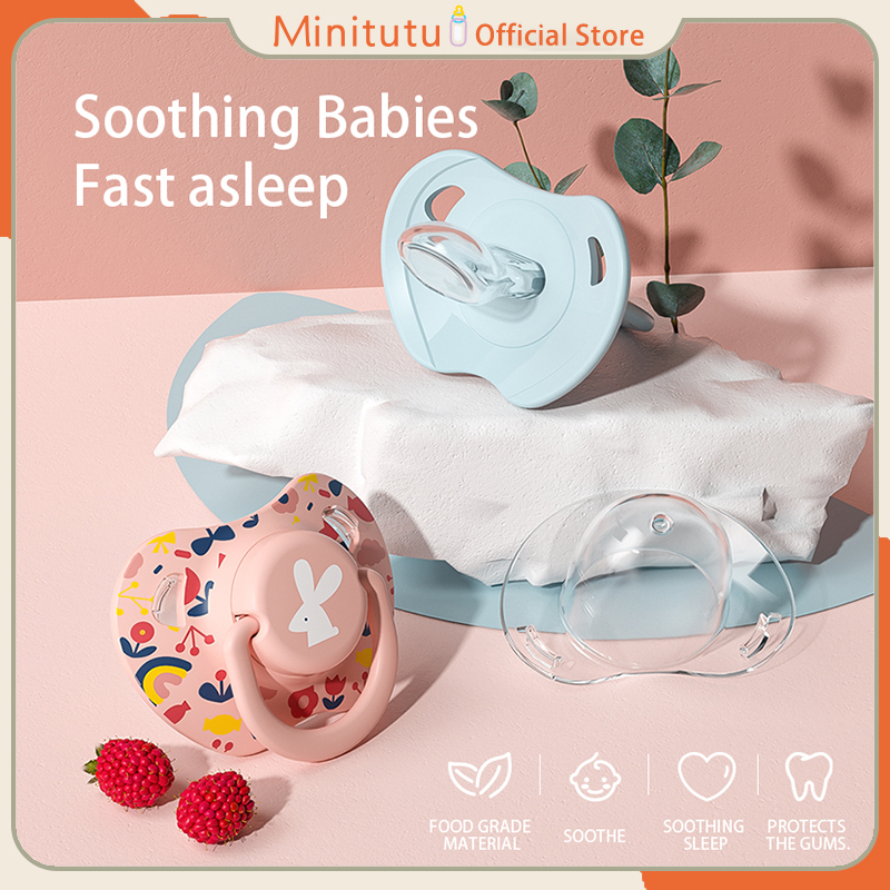 Jual Minitutu Baby Pacifier Small Size Medium Size Liquid Silicone Soft ...