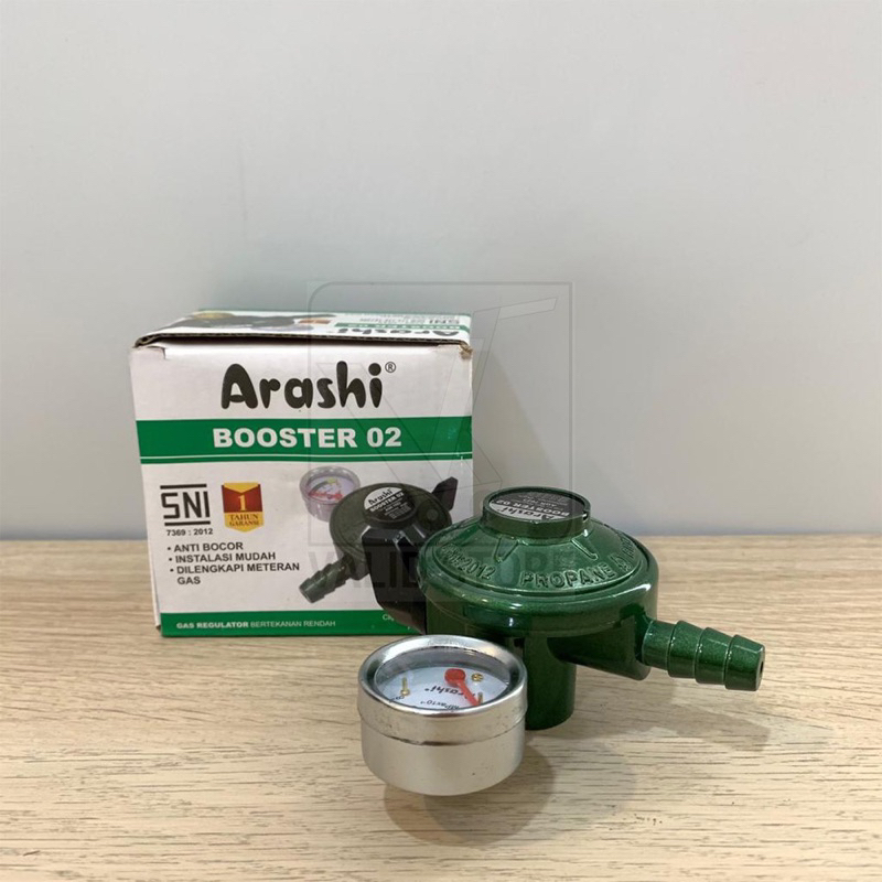Jual Arashi Booster 02 Regulator Gas | Shopee Indonesia