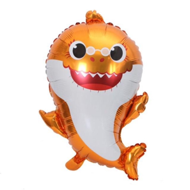 Jual Balon Baby Shark Orange / Balon Foil Hiu Oren Jumbo / Balon ...