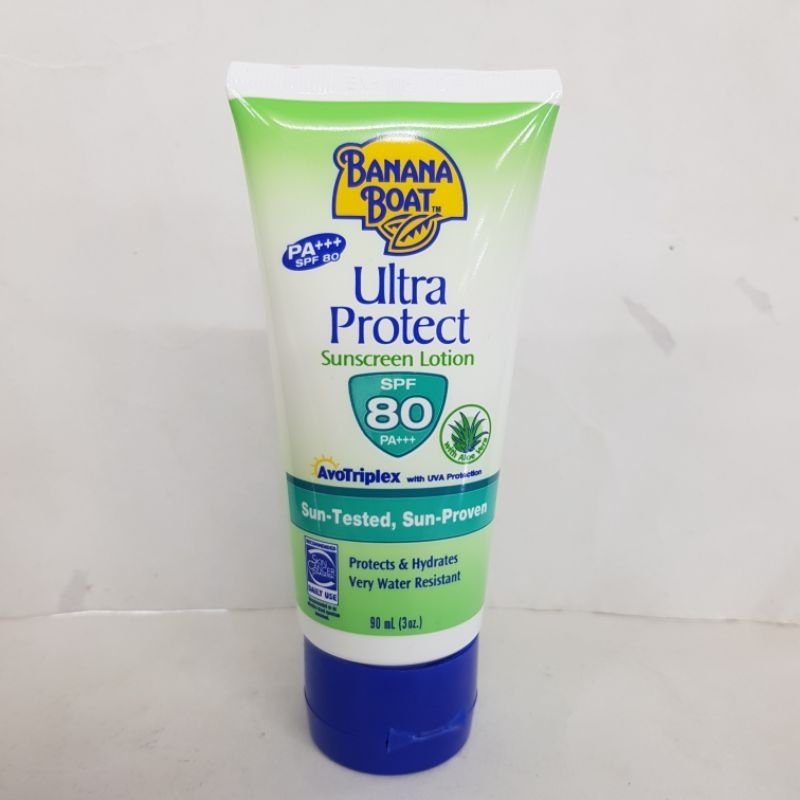 Jual Sunblock Banana Boat Ultra Protect SPF 80 sunscreen 90 ml | Shopee ...