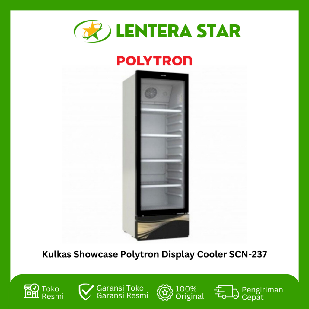 Jual Kulkas Showcase Polytron Display Cooler SCN-237 SCN 237 | Shopee ...