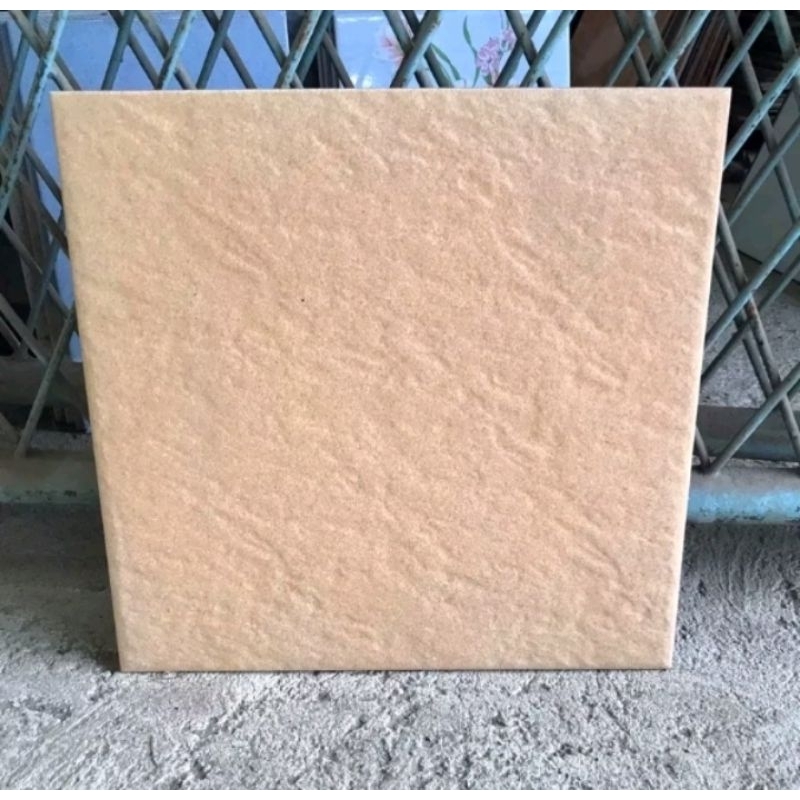 Jual Keramik 40x40 Teras Oscar Brown , Asia Tile | Shopee Indonesia