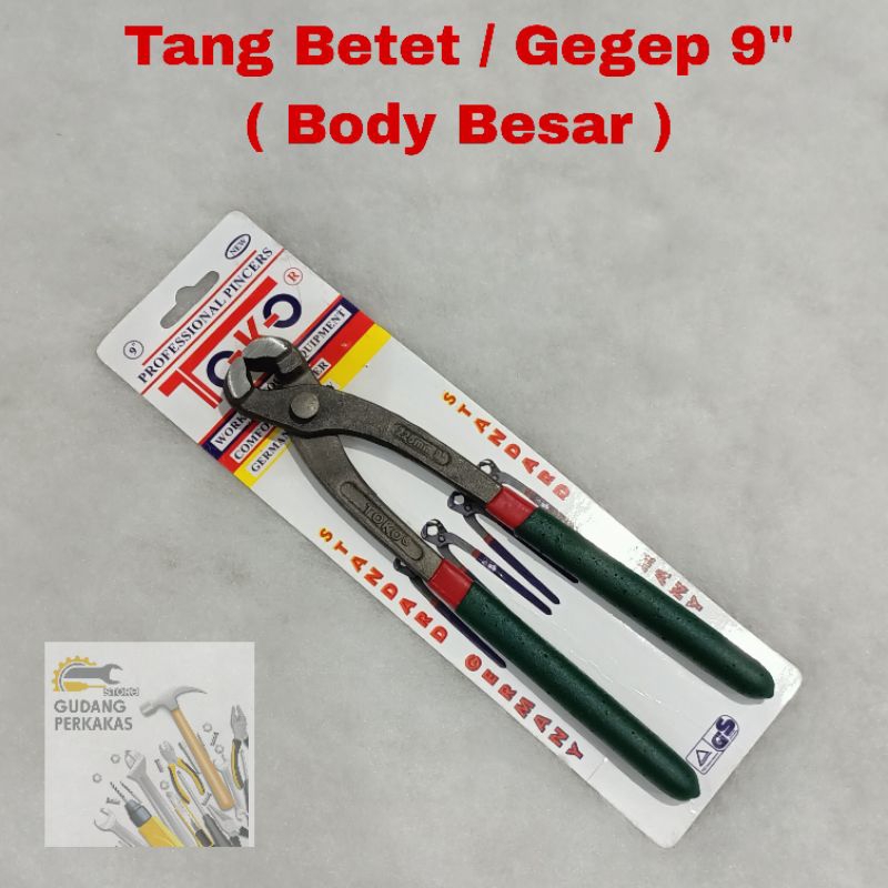 Jual Tang Betet 9" BODY BESAR TOKO - Tang Bendrat Catut Kakatua Gegep 9 ...