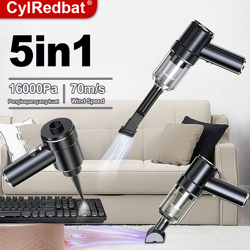 Jual CylRedbat Vacum cleaner 5in1 blower mini 16000Pa penyedot debu ...