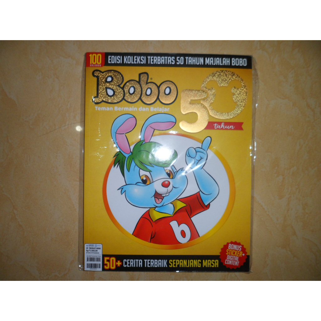 Jual Komik Majalah Bobo Edisi Koleksi Terbatas 50 Tahun - GPU Ready Stok | Shopee Indonesia