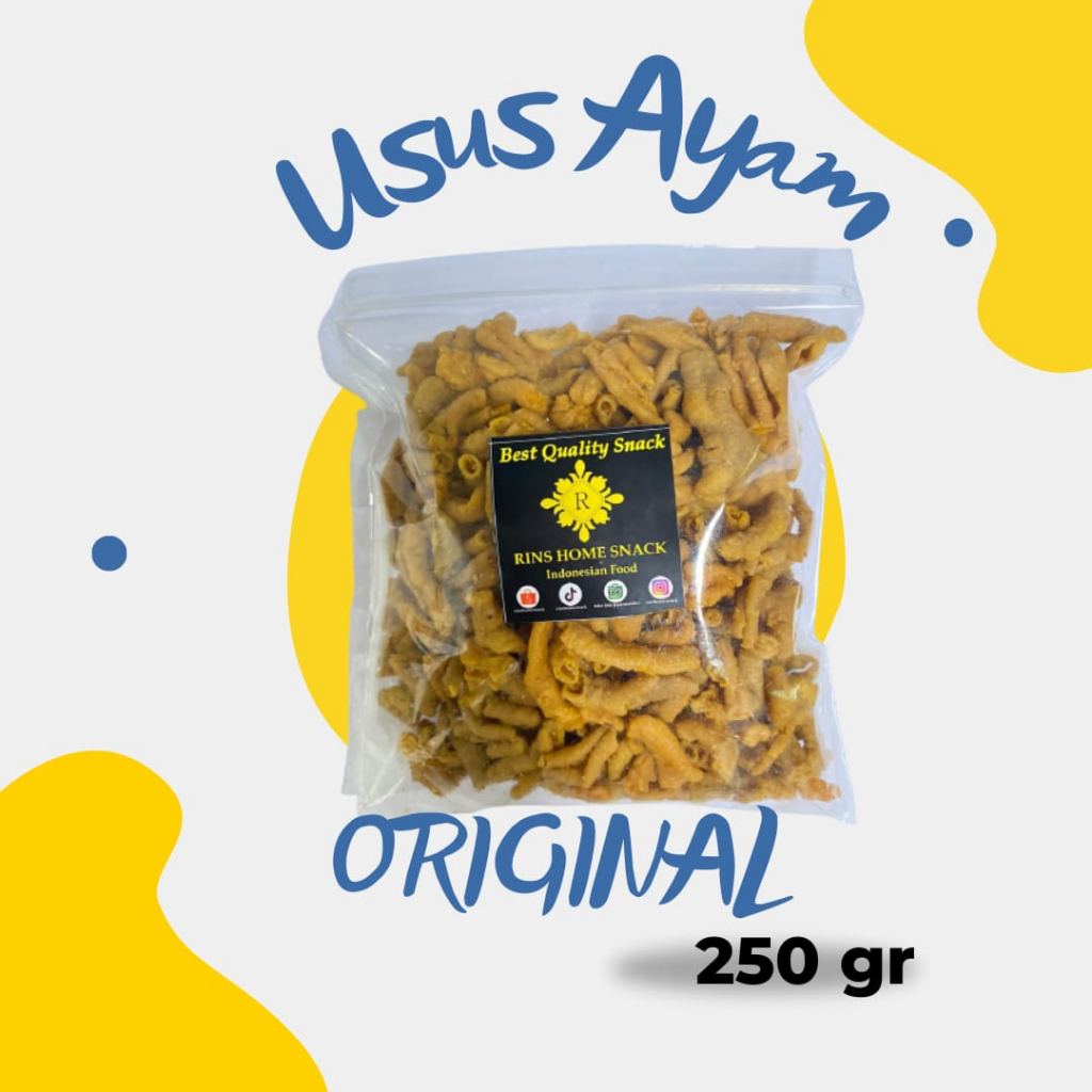 Jual Keripik usus ayam krispy 250gr original | Shopee Indonesia