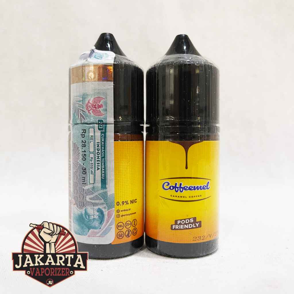 Jual PODS FRIENDLY COFFEEMEL 30ML 9MG BY EMKAY BREWER COFFEE CARAMEL ...