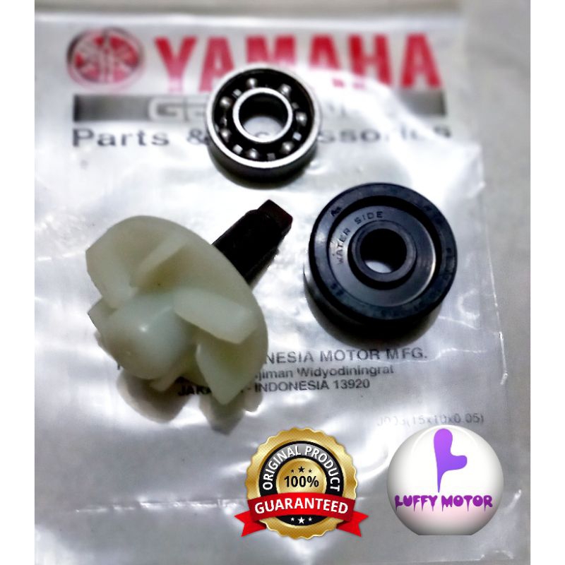 Jual Paket Kipas Sil Seal Bearing Laher Water Pump Radiator asli yamaha Nmax All New Nmax Aerox ...