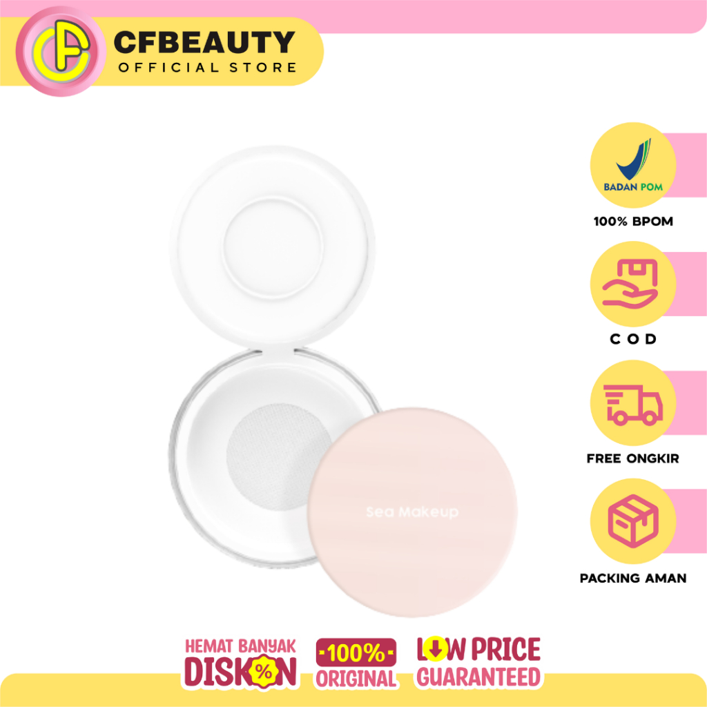 Jual Sea Makeup Acne Care Micro Translucent Setting Powder Loose Powder ...