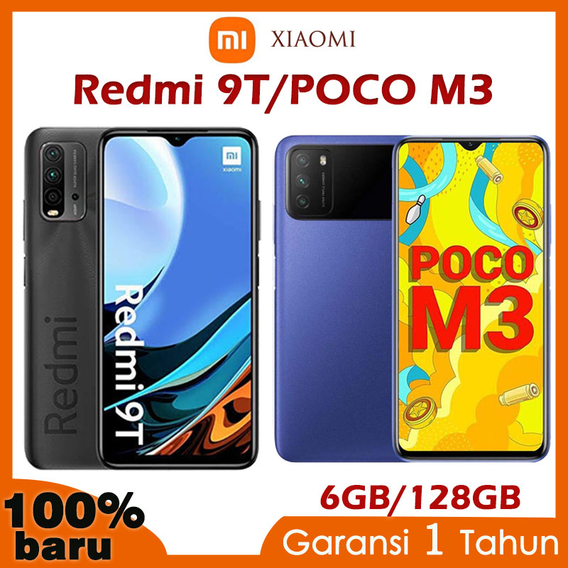 Jual HP Xiaomi Redmi 9T/Poco M3 Ram 6/128GB 6.53 inches 6000mAh redmi ...