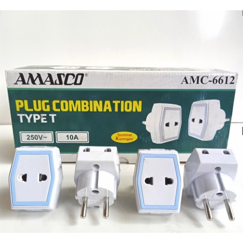 Jual AMASCO AMC-6612 T MULTI / T CABANG / T DATAR / STEKER T SNI ...