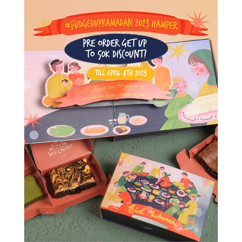 Jual OJOL ONLY Fudgybro Ramadhan Hampers Big box Package | Shopee Indonesia