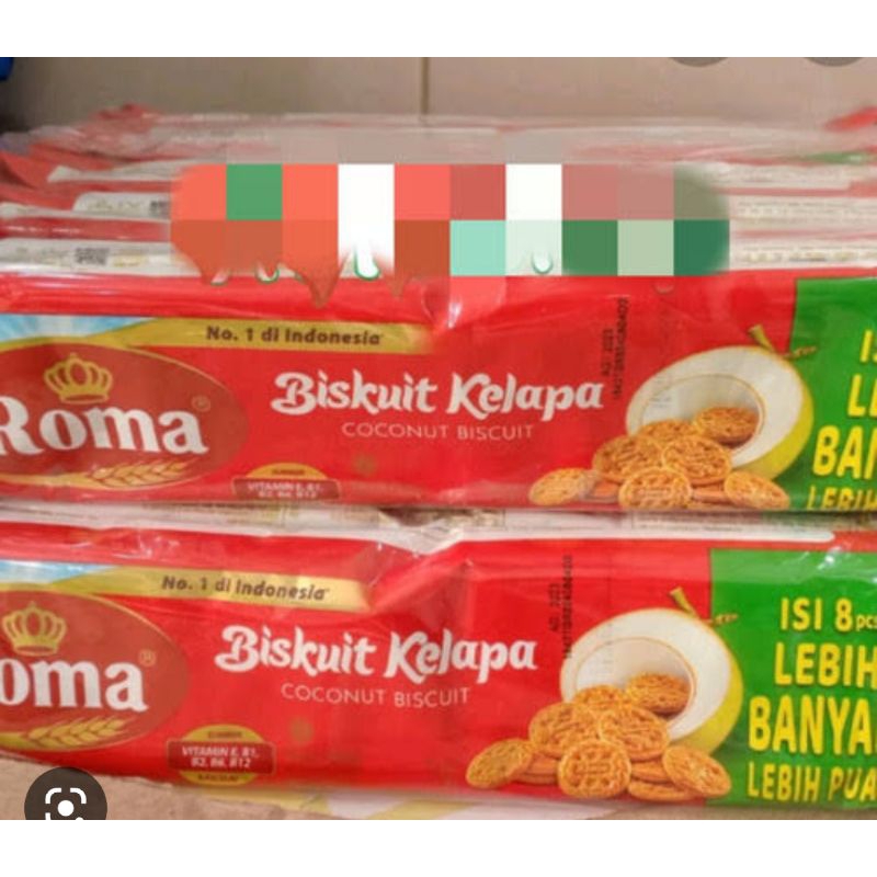 Jual Biskuit Roma kelapa 36 gram (1 pack isi 10 pcs) | Shopee Indonesia