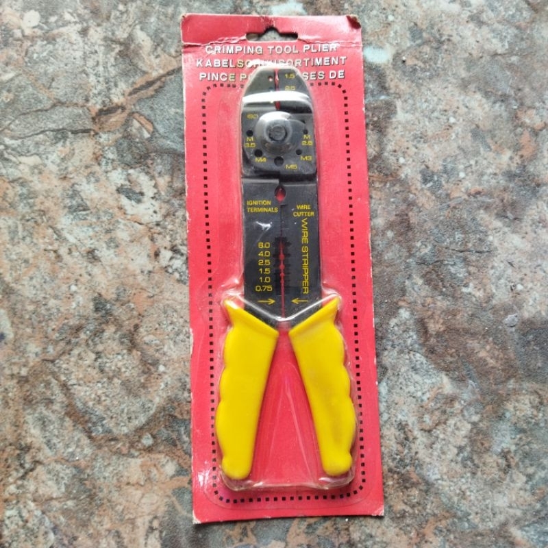 Jual TANG CRIMPING TANG SKUN KABEL TANG KUPAS KABEL | Shopee Indonesia