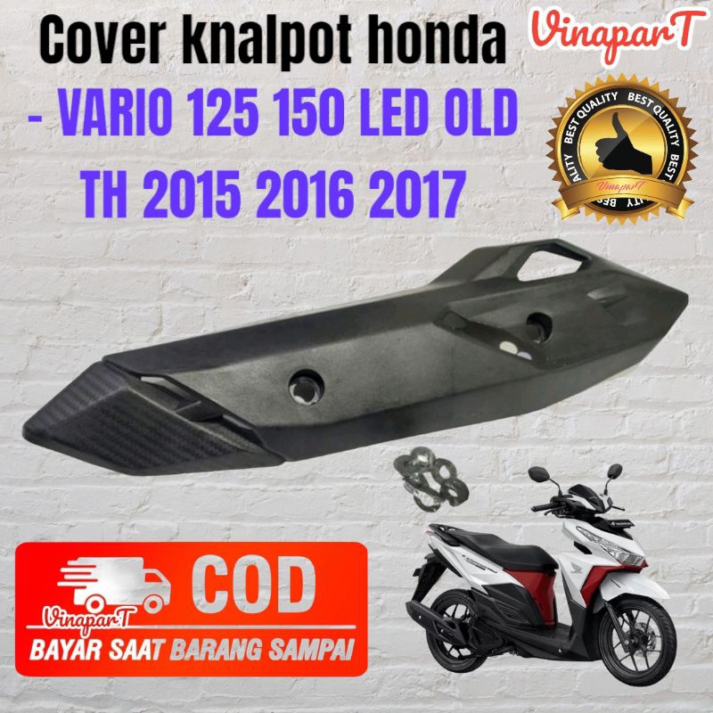 Jual cover tutup pelindung knalpot vario techno 110 125 150 fi esp led vario 160 | Shopee Indonesia