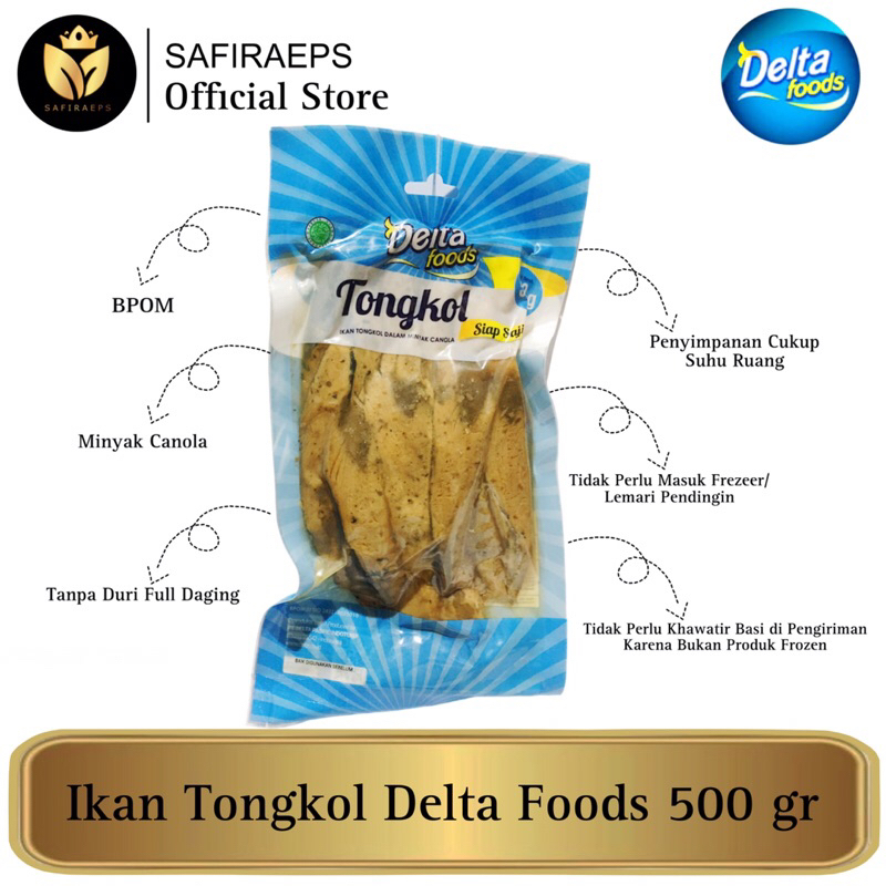 Jual (EXP PANJANG & TERBARU) Ikan Tongkol Delta Foods 500 gr - Ikan ...